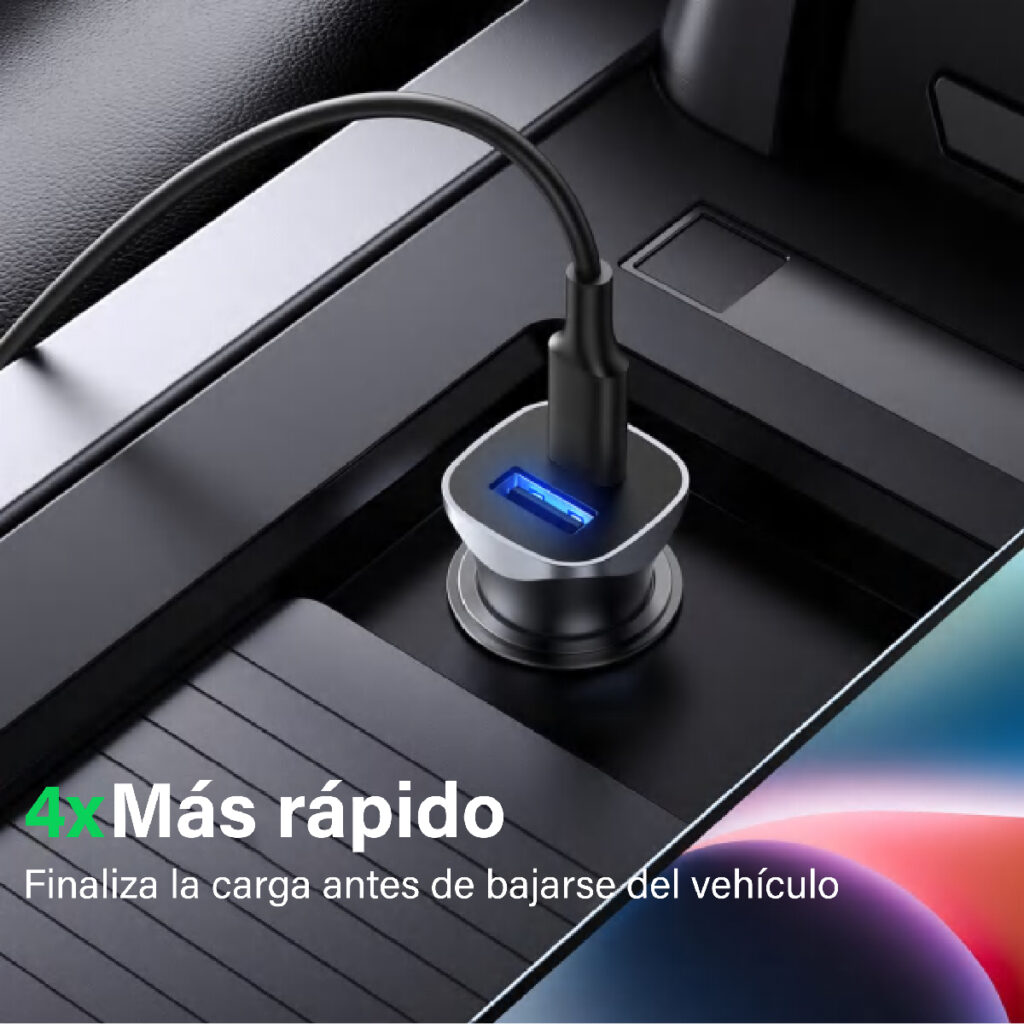 Cargador De Auto Rápido USB-C PD 3.0 USB-A 20W Doble Puerto - UGRENN ...